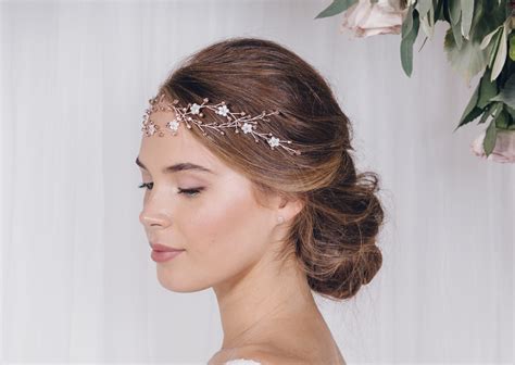 Rose Gold Hair Accessories For Weddings 22 Pieces To Shop Now