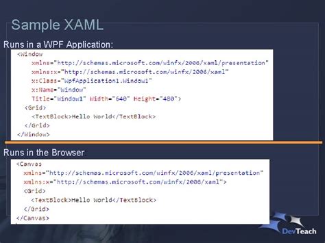 declarative based ui programming wpf silverlight surface tim