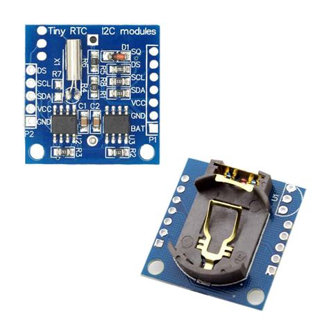 tiny rtc i2c ds1307 real time clock module makers hut