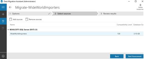azure migration sql server compatibility check with dma