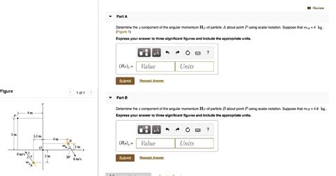 Solved Illreview Part A Determine The Z Component Of The Angular
