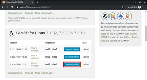 how to install xampp on ubuntu tutorial for beginners