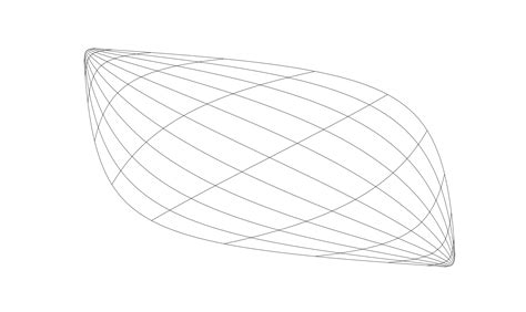 python how to make curvilinear plots in matplotlib