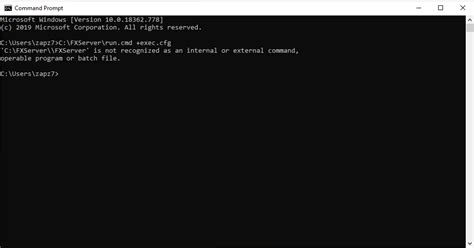 fxserver is not recognized server discussion cfx re community