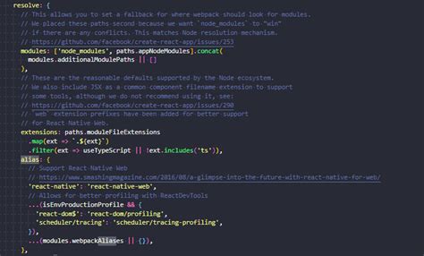 webpack resolve alias 적용