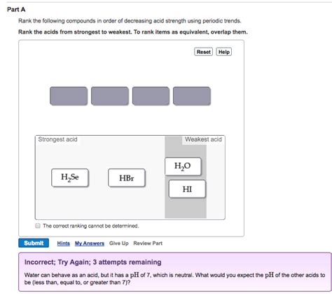 Solved Rank The Following Compounds In Order Of Decreasing