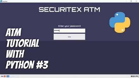 python tkinter atm machine tutorial with multiple window frames for