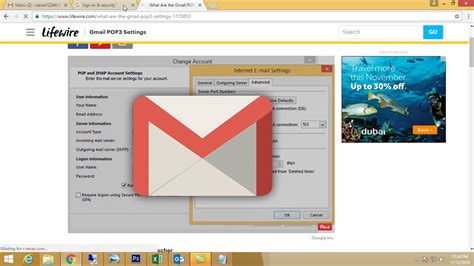 How To Setup Gmail Pop3 Setting Youtube