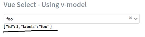 javascript vue select how to bind 1 property to v model stack overflow