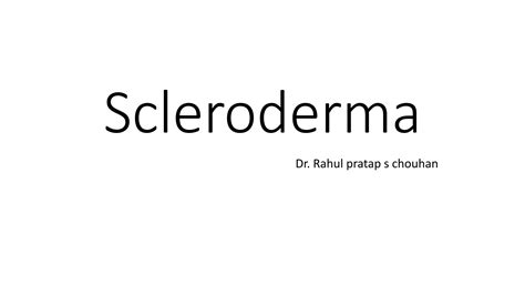 Scleroderma Pptx