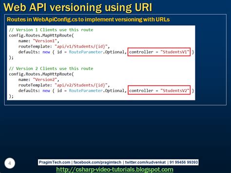 sql server and c video tutorial web api versioning