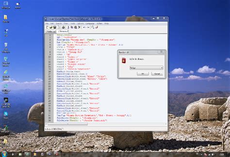 scite script editor hata veriyor autoit kod evreni