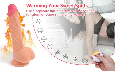 vibrating realistic dildo vibrator with 360° rotation and