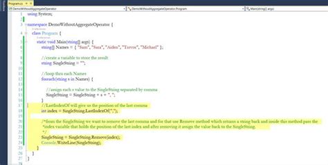 aggregate function in linq