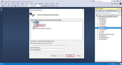crud operation using repository design pattern in asp mvc