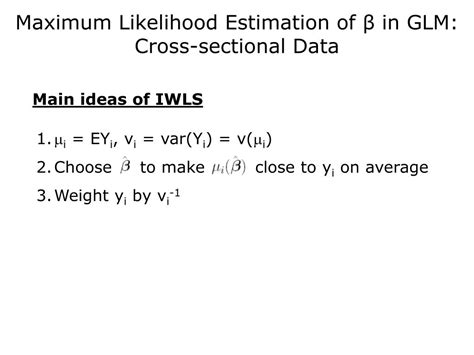 Ppt Lecture 9 Marginal Logistic Regression Model And Gee Chapter 8