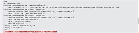 ef core codefirst remove migration 删除迁移报错 csdn博客