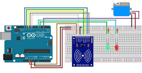 arduíno módulo leitor rfid rc522 jovitronica