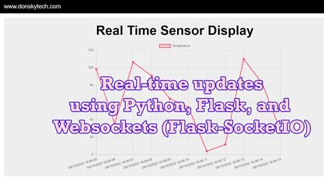 display real time updates using python flask and websocket youtube