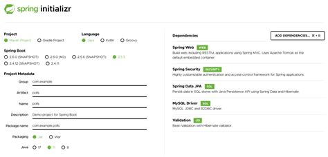 spring boot spring security jwt mysql react full stack polling
