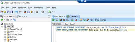 how to export an oracle schema containing controller data