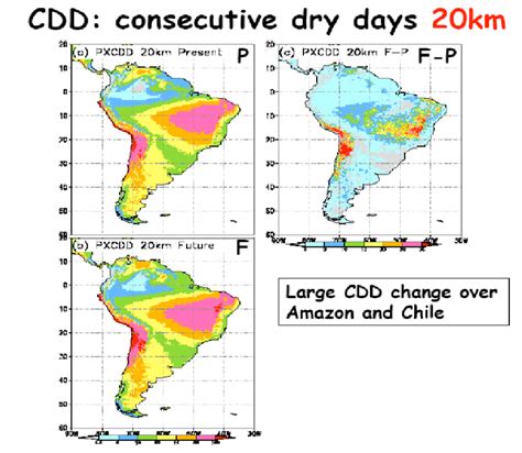 Anomaly In Consecutive Dry Days Cdd Predicted Through The Earth