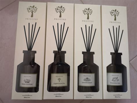 Pristine Aroma 4 X 180ml Hotel Series Reed Diffuser Furniture And Home