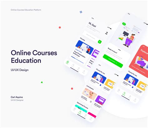 online courses education ui ux design behance
