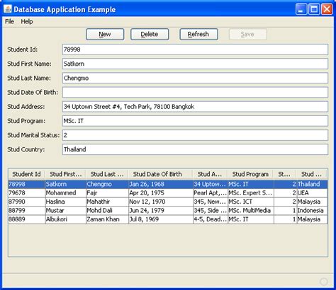 write a gui in java