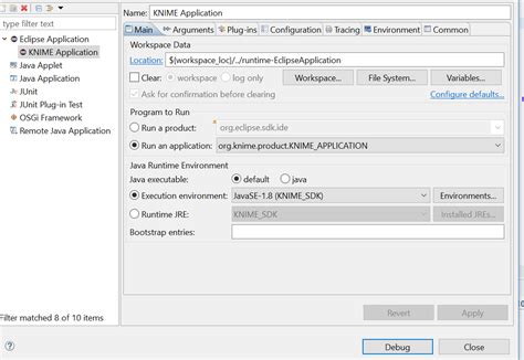could not create the view org eclipse jdt ui packageexplorer knime