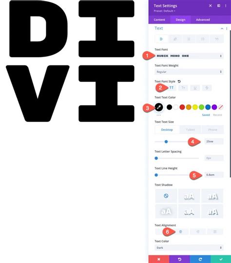 how to design a text mask with background animation on scroll in divi