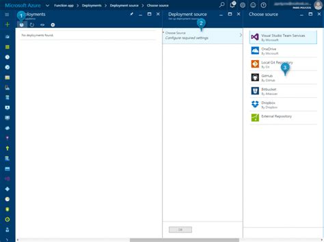 setting up local environment for azure functions and continuous