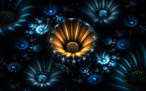 Fractal Flower Wallpaper