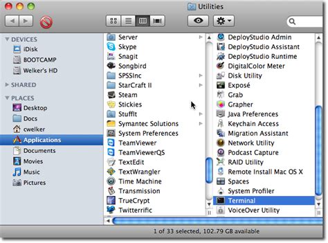 how to create a drop down terminal in os x