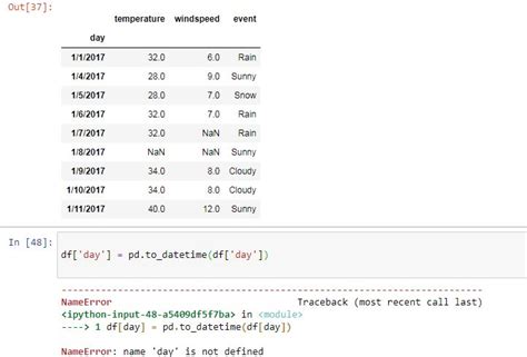 python error converting string to date field in pandas