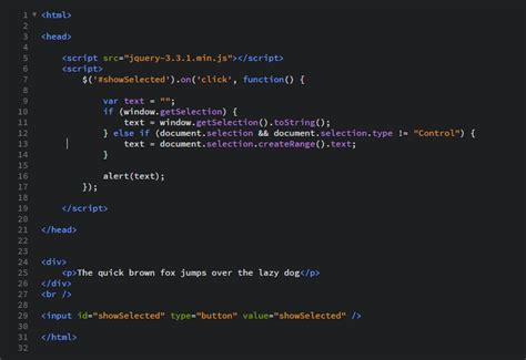 jquery why does my javascript code not work when i directly copy it