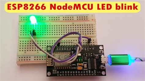 led blinking dengan nodemcu esp8266 bdxtronix using microcontrollers