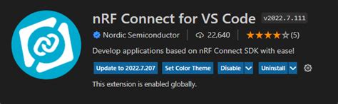 nrf connect sdk extension for vs code no longer working nordic qanda