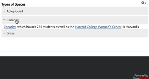 accordion widget openscholar documentation