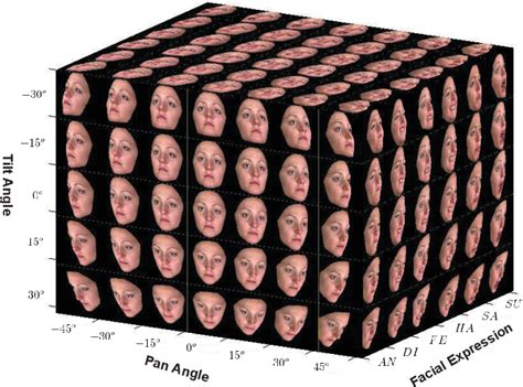 Figure 2 From Non Frontal View Facial Expression Recognition Based On