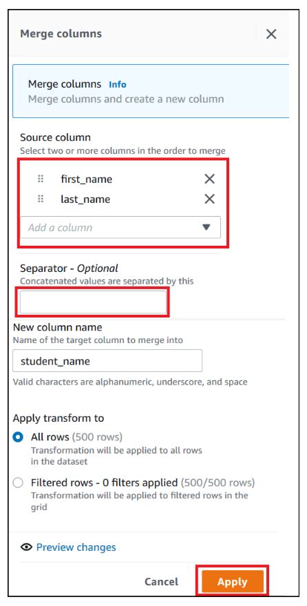 data preparation using an amazon rds for mysql database with aws glue