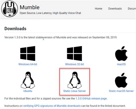 how to install and setup a mumble server {murmur} on centos 7