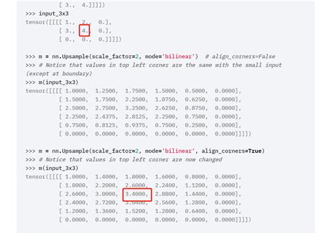 how pytorch implement bilinear algorithm in interpolation pytorch forums