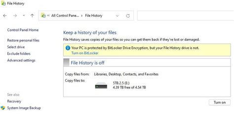 How To Use File History In Windows 10 And 11 Computerworld