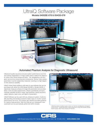 General Purpose Ultrasound Phantom Cirs Pdf Catalogs Technical