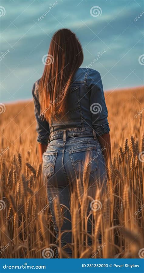 Female Cowgirl Gunslinger Walking Through The Center Of A Western Town