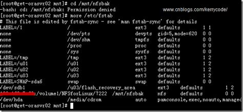 linux 客户端访问 nfs报permission denied错误 csdn博客
