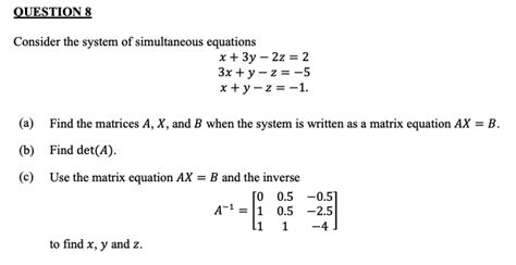 How To Solve Simultaneous Equation With Matrix Tessshebaylo