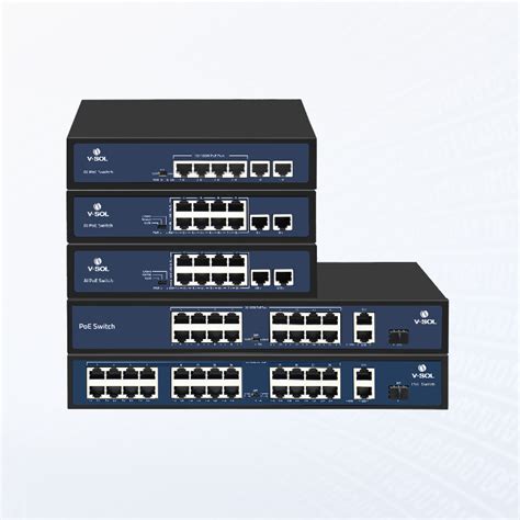 4 8 16 24 Ge Port Layer 2 Unmanaged Poe Ethernet Switch Vsol
