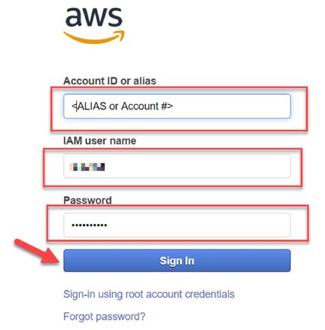 connecting to the aws console sql immersion day